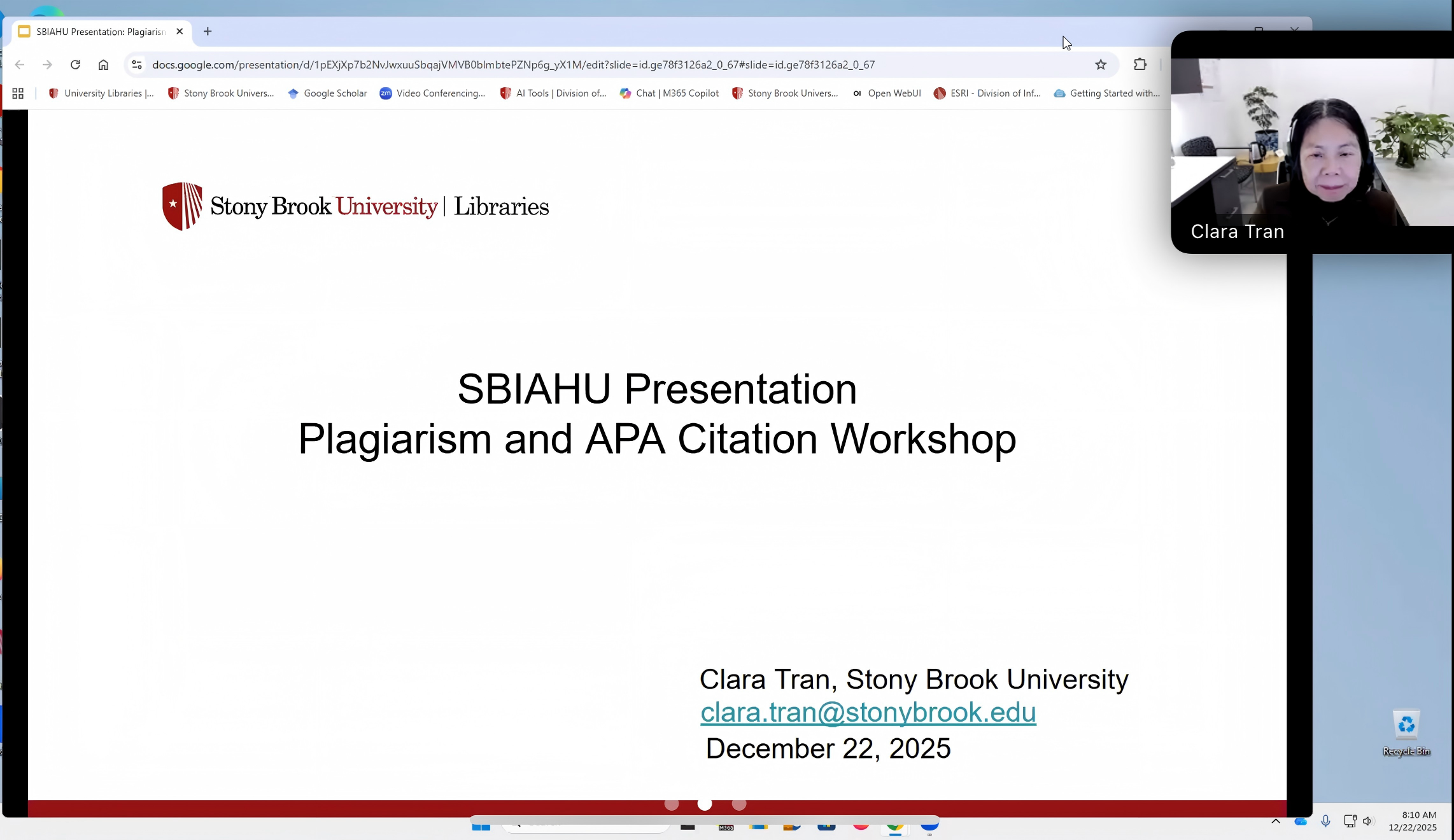 SBIAHU | Global Seminar 31st Session: Citation Style Workshop